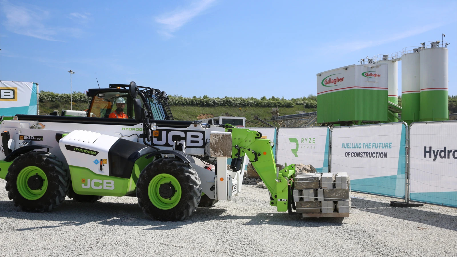 Gallagher hosts hydrogen trial at Kent quarry